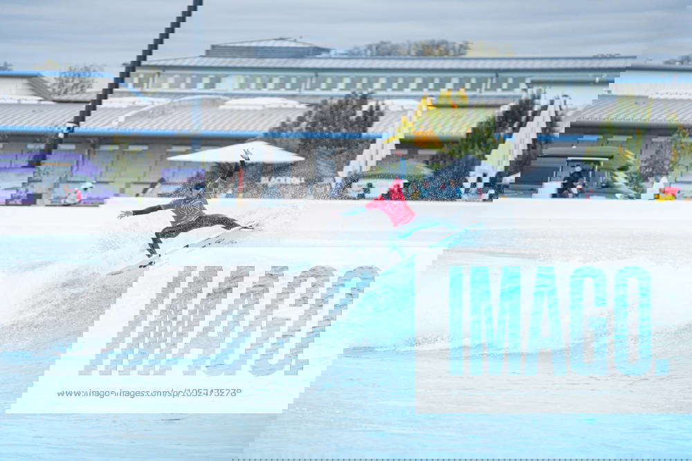 German surfer Leon Glatzer on his run during the German Surfing ...