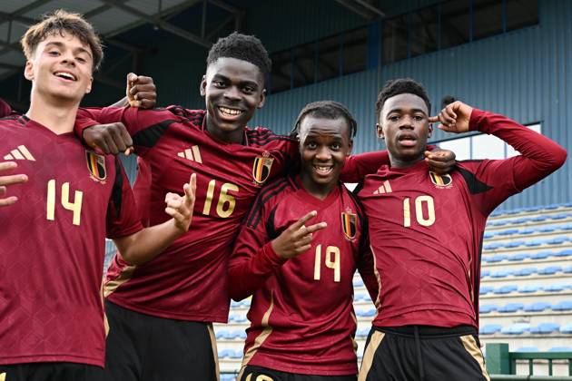 20241015 U17, U 17 UKRAINE VS BELGIUM Jessi Da Silva (10) of Belgium ...