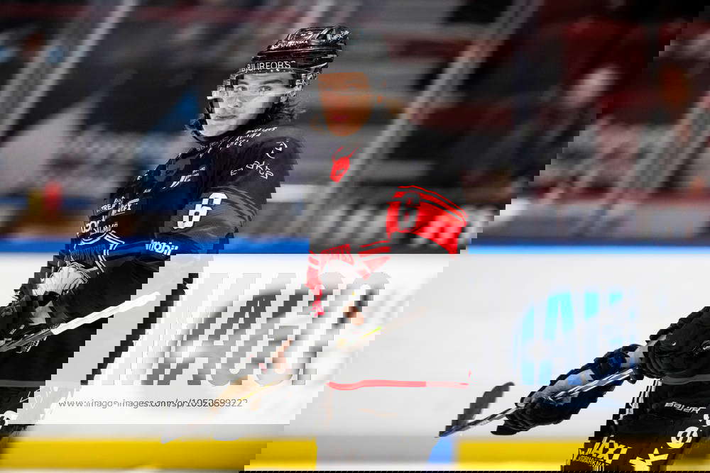 241019 Malmö Redhawks Dominik Badinka during the SHL ice hockey match ...