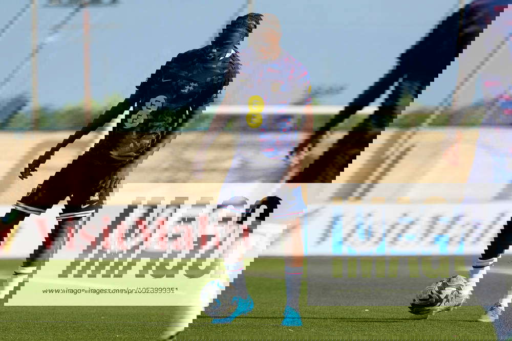 TA QALI, MALTA - OCTOBER 24: JunAi Byfield of England trains during the ...