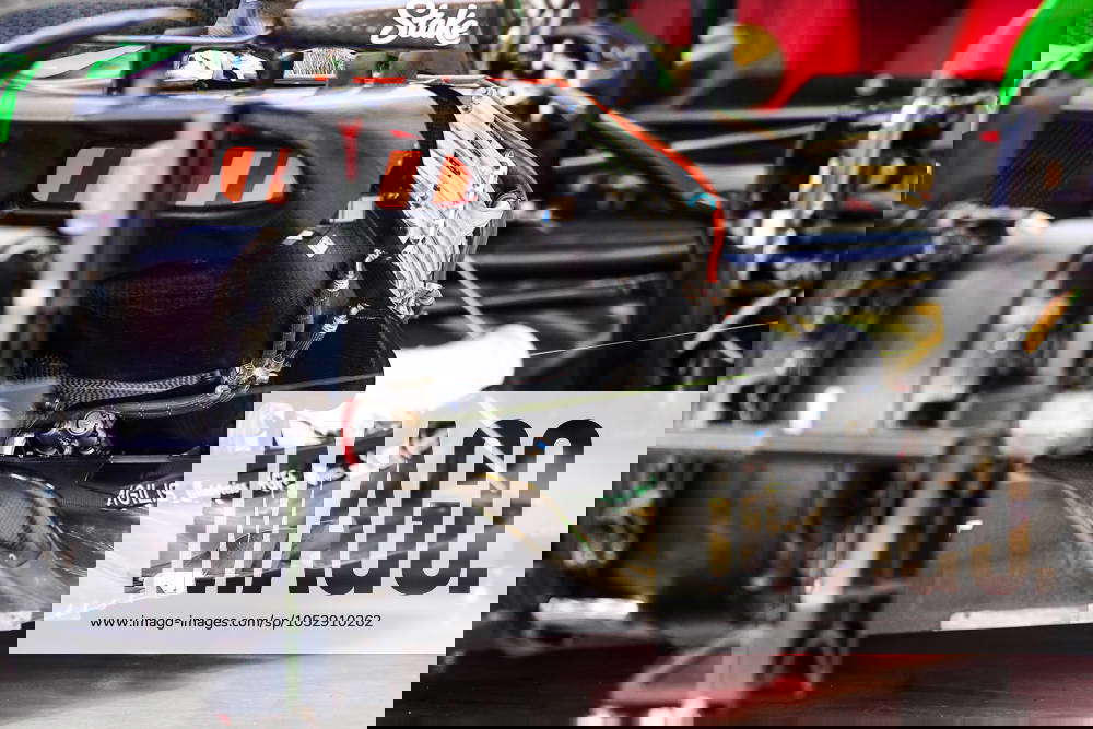 Stake F1 Team Kick Sauber C44, mechanical detail radiator and floor during the Formula 1 Gran