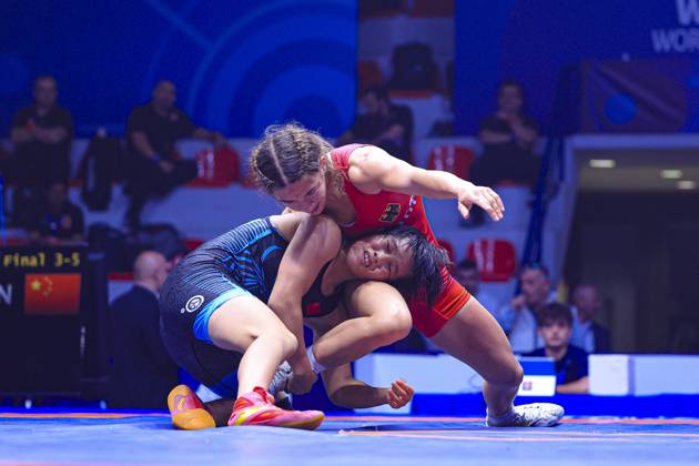 U23 Wrestling World Championships 53kg WW Anastasia Blayvas GER df Xiaomin Xie