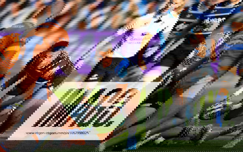 Bath Rugby v Sale Sharks Gallagher Premiership Rugby 26 10 2024. Tom ...