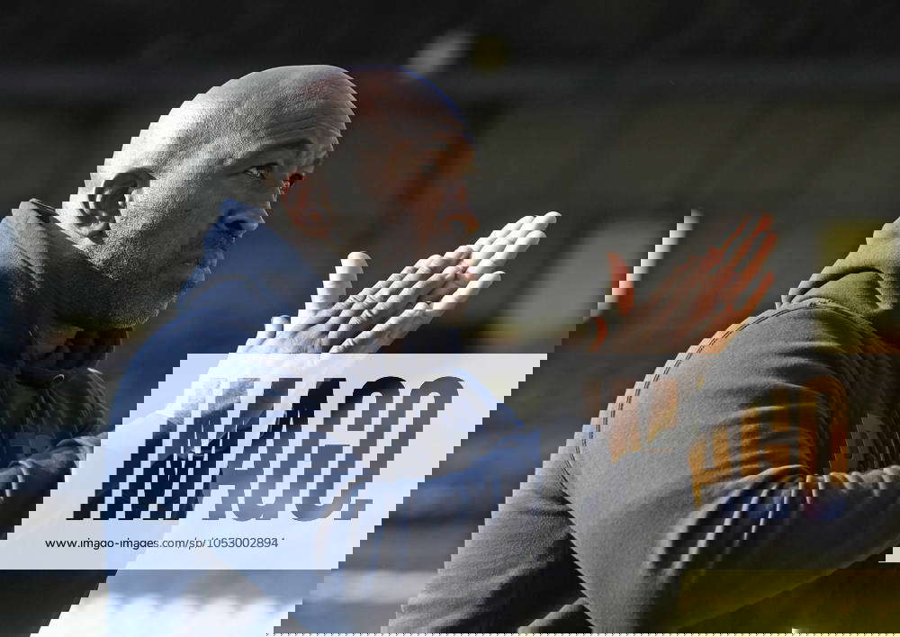 Darren Moore manager of Port Vale Port Vale v AFC Wimbledon, EFL Sky ...