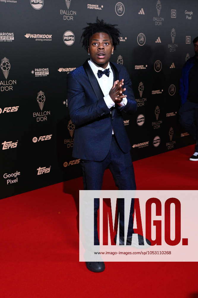 Darren Jason Watkins Jr aka IShowSpeed attends the Ballon d Or Ceremony ...