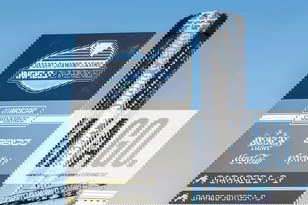 AVONDALE, AZ - NOVEMBER 10: A Desert Diamond Infield Experience sign ...