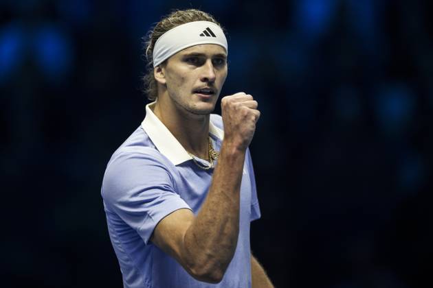 Nitto ATP, Tennis Herren Finals - Day Four Alexander Zverev of Germany ...