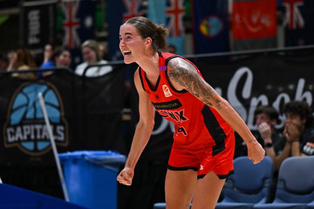 WNBL CAPITALS LYNX, Anneli Maley of the Lynx in action during WNBL ...