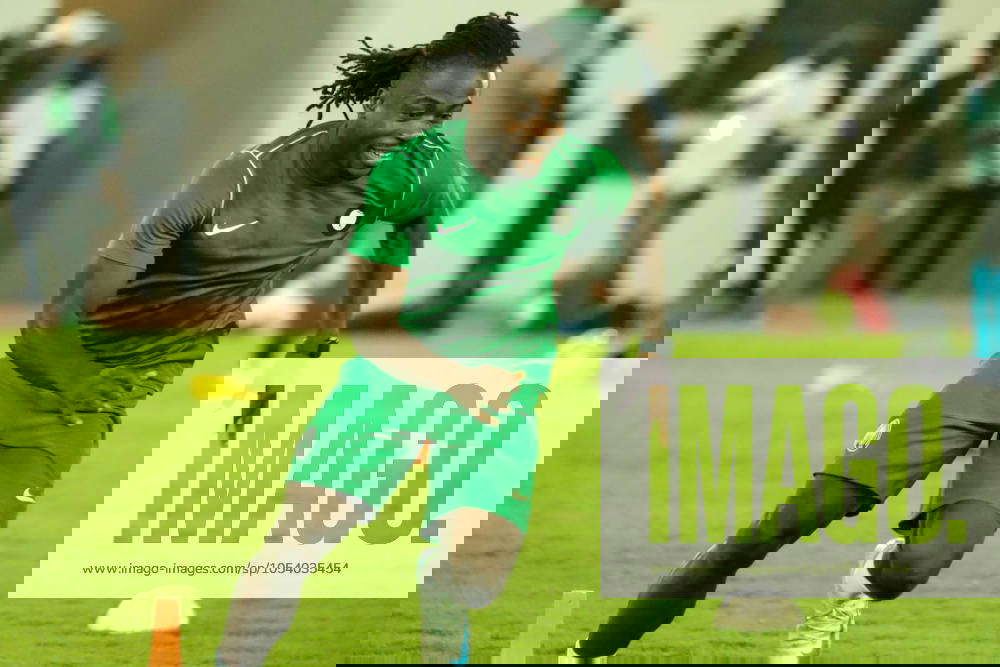 UYO, NIGERIA - NOVEMBER 18: Moses Simon during the Men s 2025 Africa ...