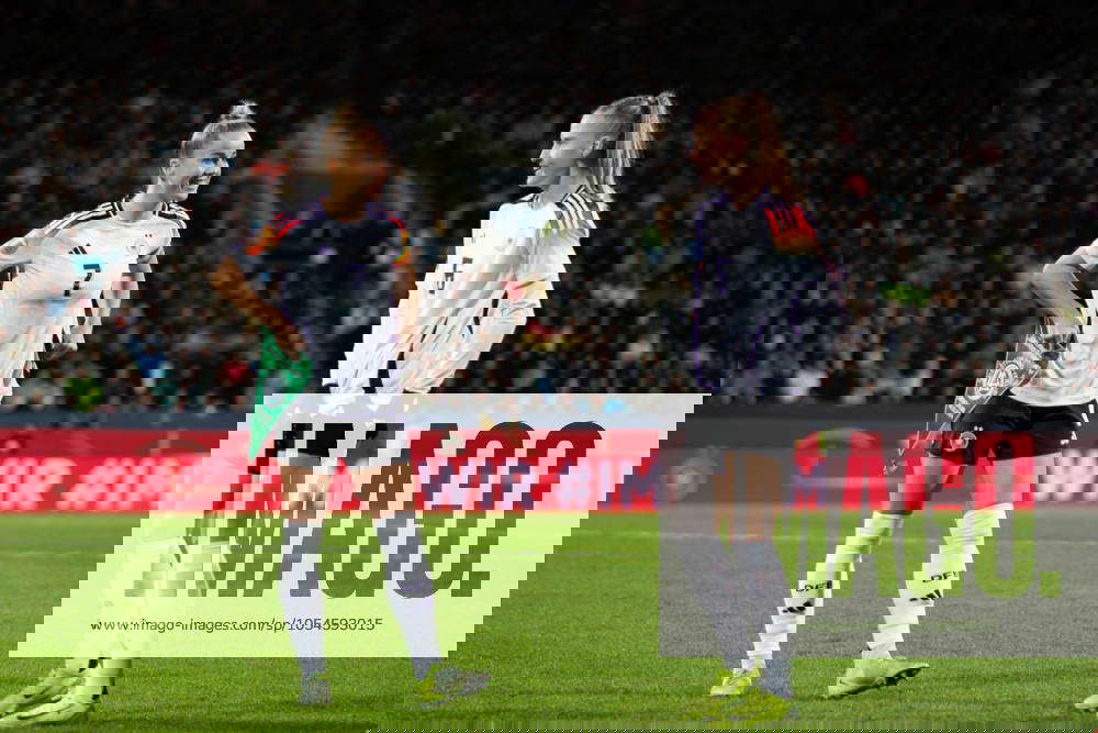 Bochum, Germany, December 2rd 2024: Giulia Gwinn (7 Germany) and Janina ...