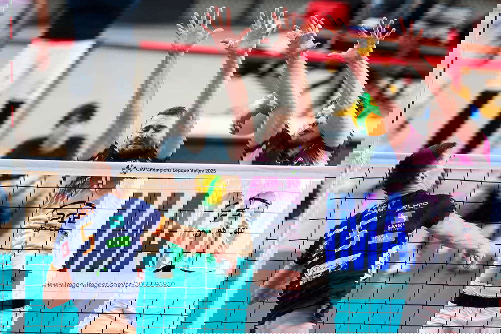 PGE Projekt Warszawa vs ACH Volley Ljubljana - Champions League Alen Sket , Bartlomiej Boladz