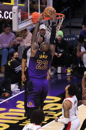 January 3, 2025, Los Angeles, California, USA: LeBron James 23 of the ...