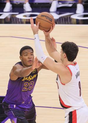 Los Angeles, California, USA: Deni Avdija 8 of the Portland Trail ...