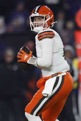 January 4, 2025: Cleveland Browns quarterback Bailey Zappe (2) in ...