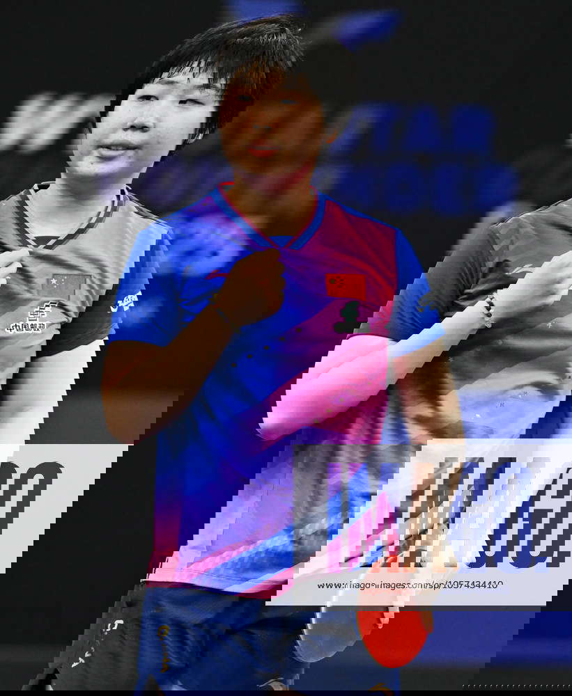 WTT STAR CONTENDER DOHA 2025 Kuai Man Man of China competes against ...