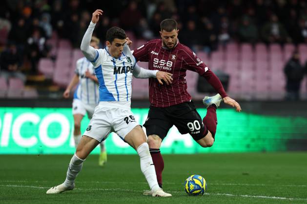 Alberto Cerri, Cas Odenthal ; durante la partita tra Salernitana ...