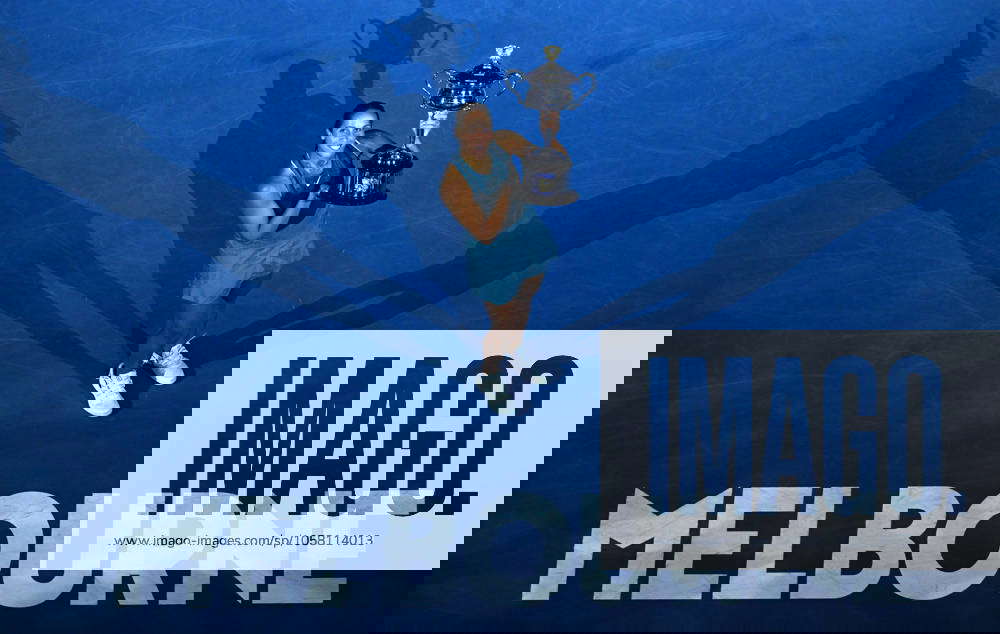 TENNIS AUSTRALIAN OPEN, Madison Keys of the USA poses with the the ...