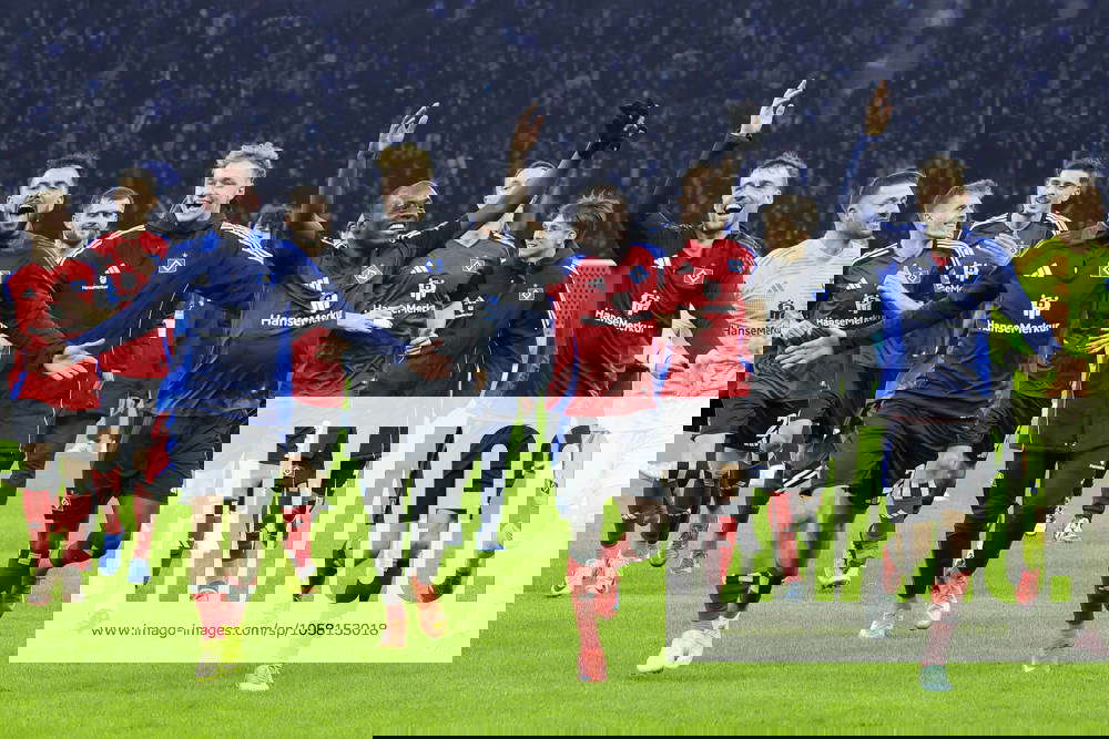 Marco Richter Hamburger SV , Jean Luc Dompe Hamburger SV and Jonas ...