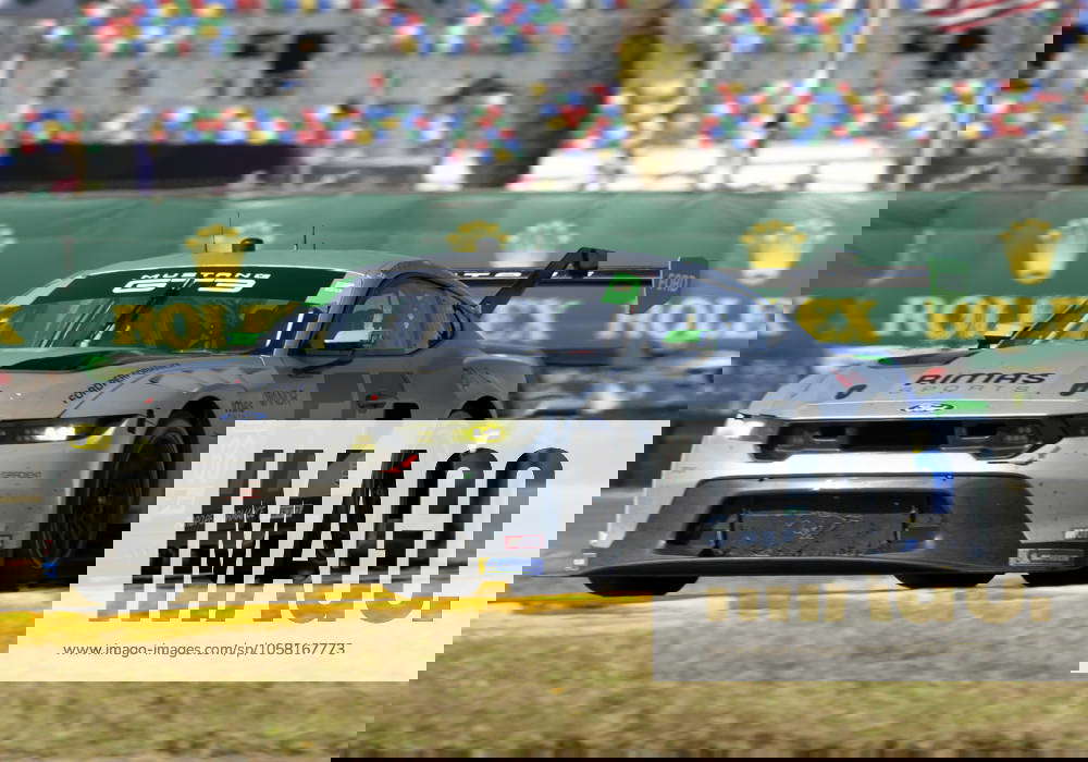 DAYTONA BEACH, FL - JANUARY 25: (66) GTD Driver Joey Hand, Team ...