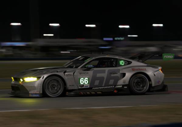 DAYTONA BEACH, FL - JANUARY 25: (66) GTD Driver Joey Hand, Team ...
