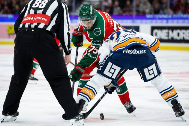 Frölundas David Edstrom during the SHL ice hockey match between ...