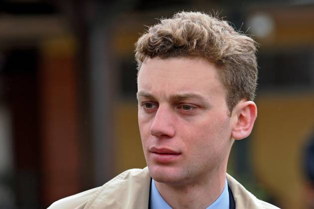 Pisa, Tuscany, ITA Portrait of trainer Davide Satalia and Kashs San ...