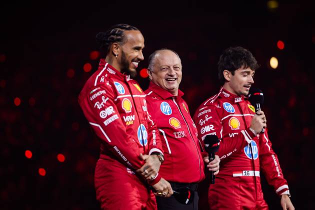 F1 - F1 75 LIVE AT THE O2 Scuderia Ferrari SF-25 livery reveal with ...
