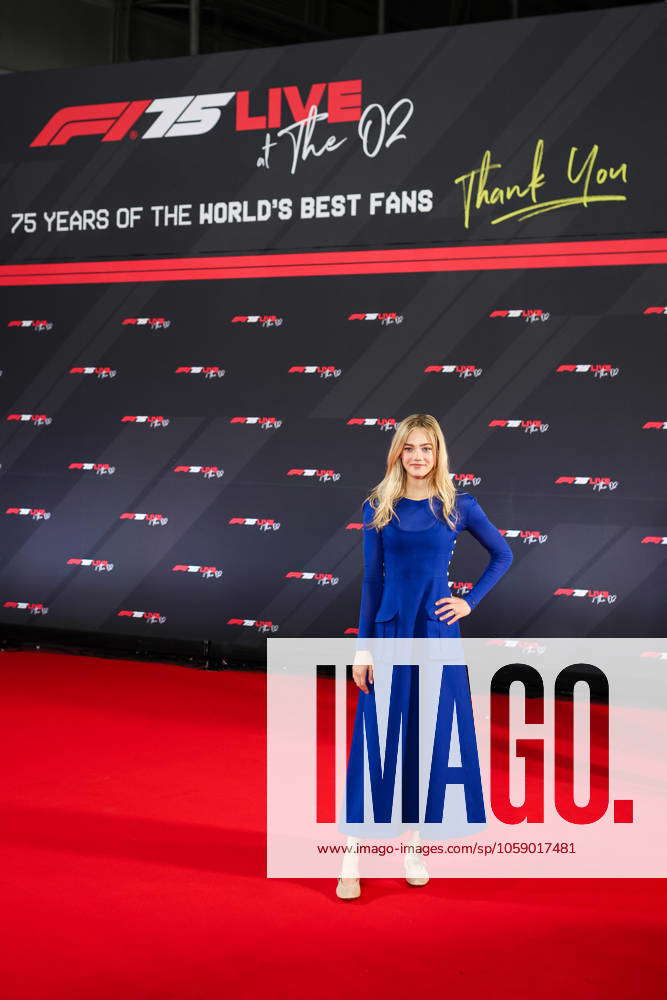 F1 - F1 75 LIVE AT THE O2 Alba Hurup Larsen, F1Academy Driver, during ...