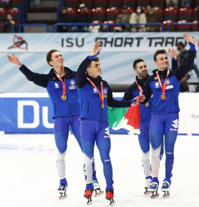 February 16, 2025, Assago, Lombardy, Italy: ANTONIOLI Mattia, NADALINI ...