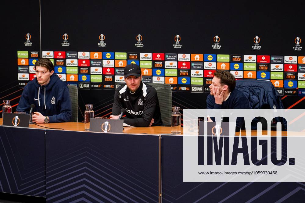 Union s Fedde Leysen, Union s head coach Sebastien Pocognoli and Union ...