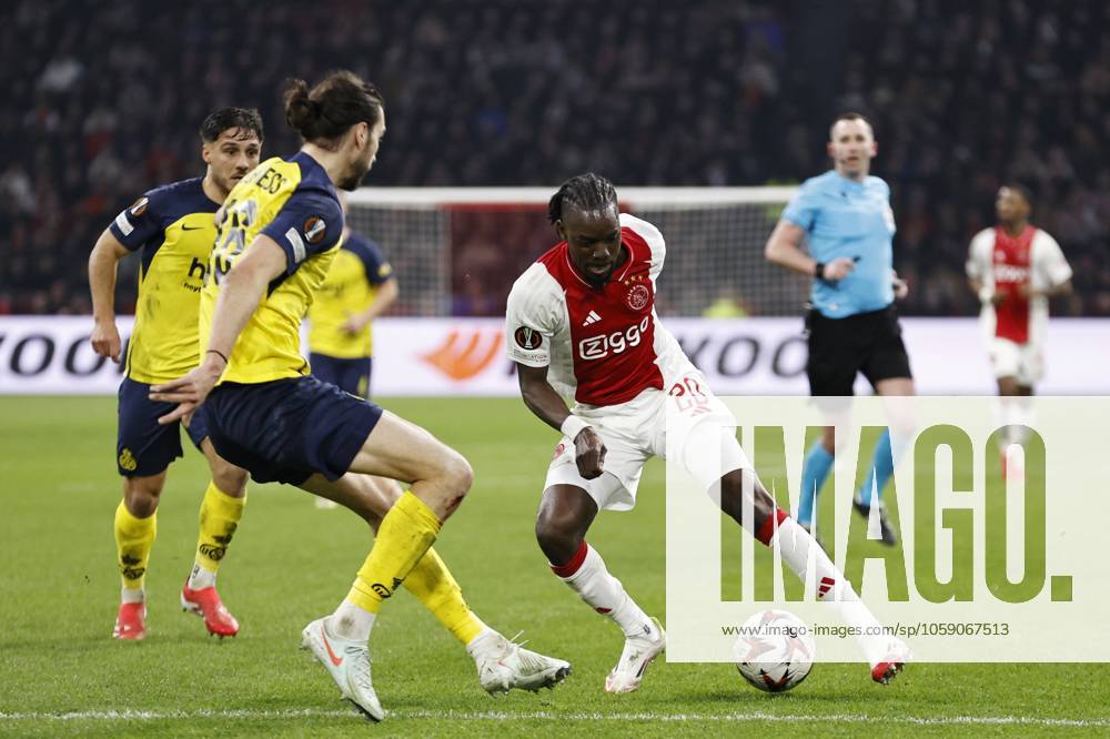 AMSTERDAM - Christian Burgess of Royale Union Saint-Gilloise, Bertrand ...