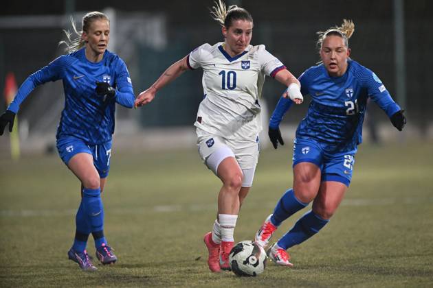 SERBIA vs FINLAND JELENA CANKOVIC vs OONA SEVENIUS football Serbia vs ...