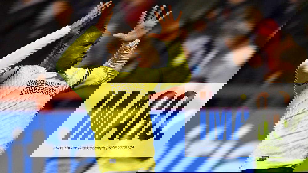 Thierry Small of Charlton celebrates after scoring the first goal ...