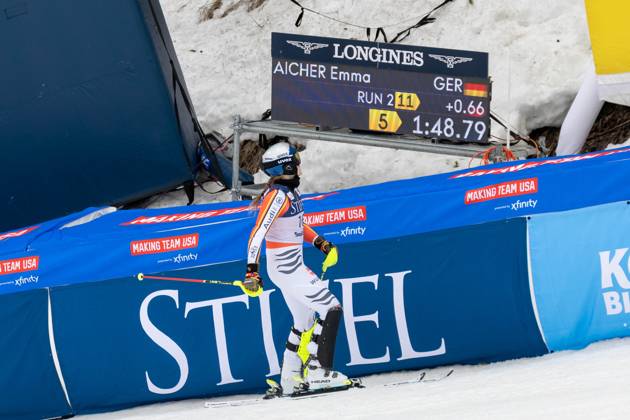 Sun Valley, Idaho, USA: German skier EMMA AICHER 16 competes in the ...