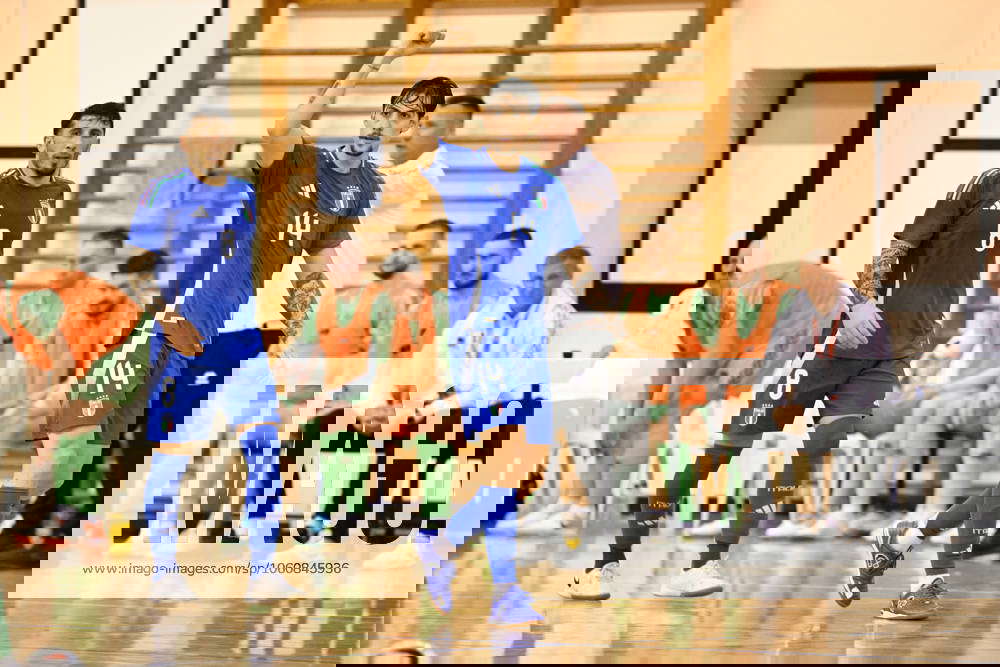 Italy s Gabriel Motta celebrating after scoring Italy s fist goal ...