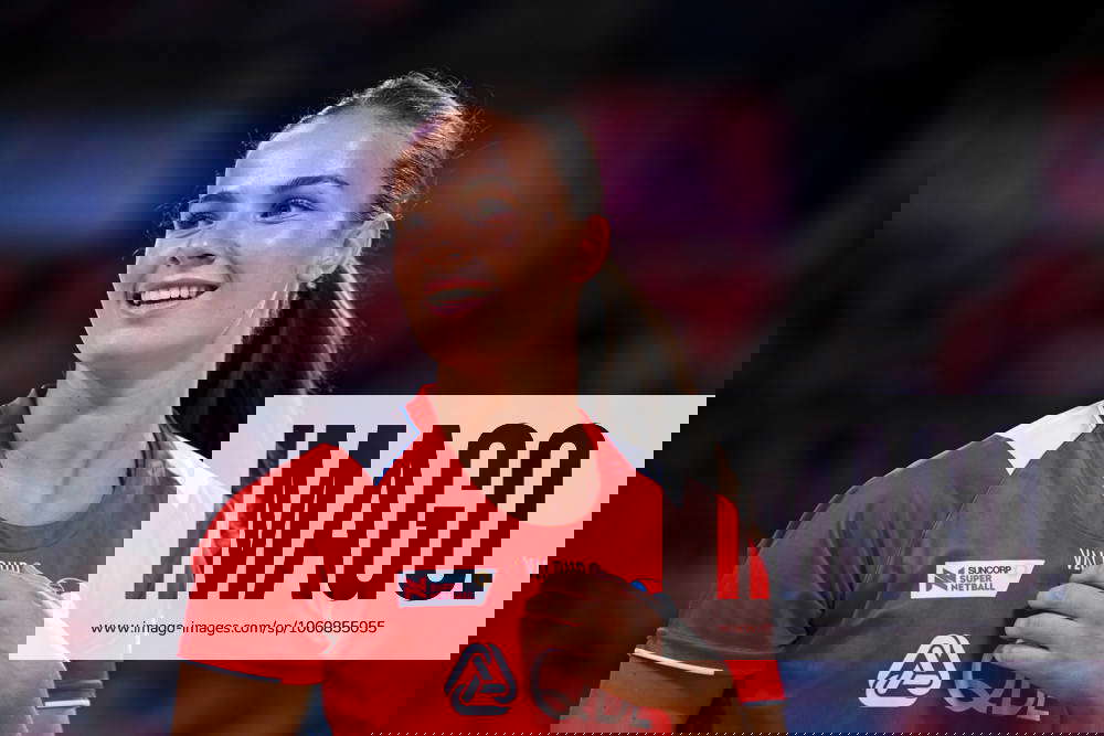 SUPER NETBALL SWIFTS MAVERICKS, Grace Whyte of the Swifts during the ...