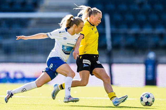 Ina Marie Andresen of Start and Anja Helen Rasmussen of Haugesund ...