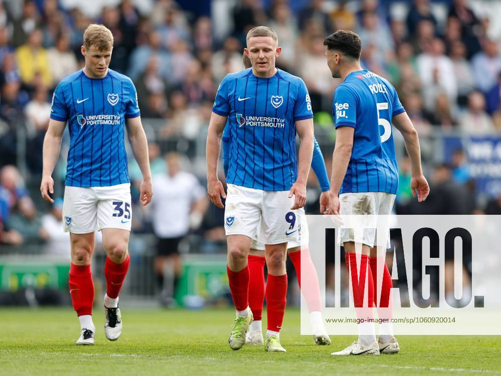 Portsmouth players Rob Atkinson, Colby Bishop and Regan Poole ...