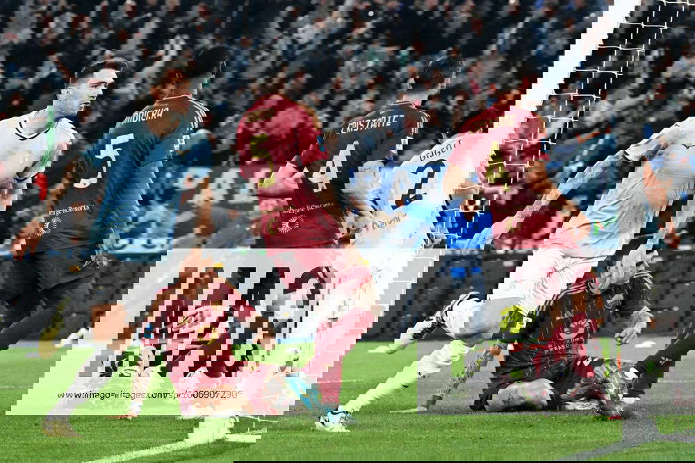 Soccer, Serie A match , Lazio v Roma Alessio Romagnoli of SS Lazio ...