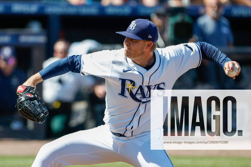 April 13, 2025, Tampa, Florida, USA: Tampa Bay Rays pitcher Garrett ...