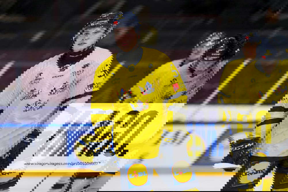 Felix Nilsson of Sweden after 1 1 during the international friendly ice ...