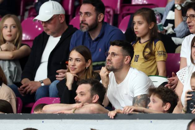 WARSZAWA 19.04.2025 PIERWSZY MECZ POLFINAL PLUSLIGA MEZCZYZN SIATKOWKA ...