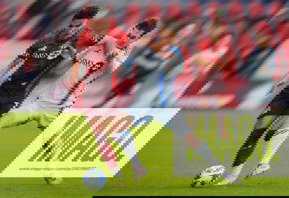 April 30, 2025, Toronto, On, Canada: Toronto FC s Theo Corbeanu (left ...