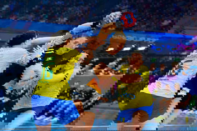 Handball, Womens World Cup, quarter-final Germany Brazil Lisa Antl ...