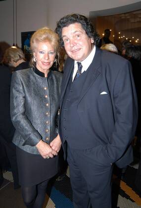 Maler Mathias Waske und Ehefrau Tina anlässlich der Theaterpremiere des ...