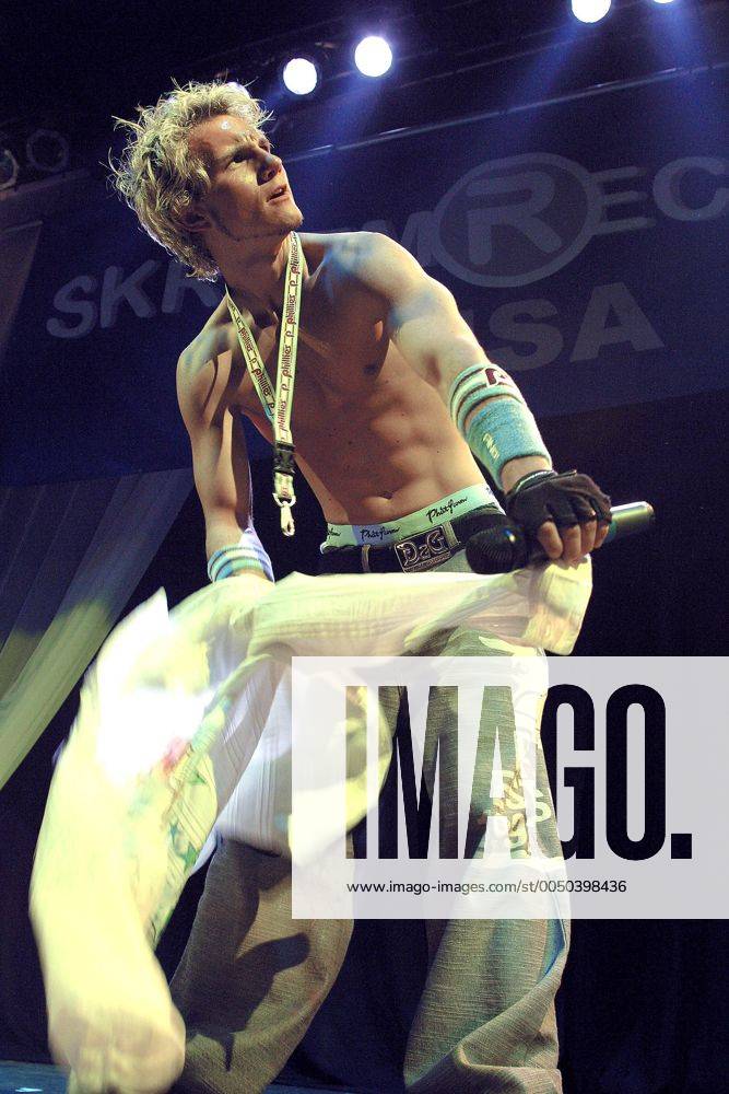 Sänger Justin Martin (USA 3rd Wish) anlässlich eines Konzerts in der ...