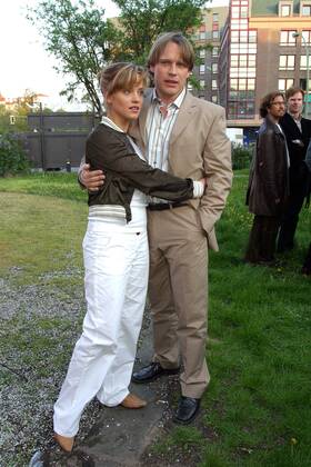 Schauspieler Pierre Besson und Muriel Baumeister anlässlich der ...