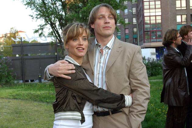 Schauspieler Pierre Besson und Muriel Baumeister anlässlich der ...