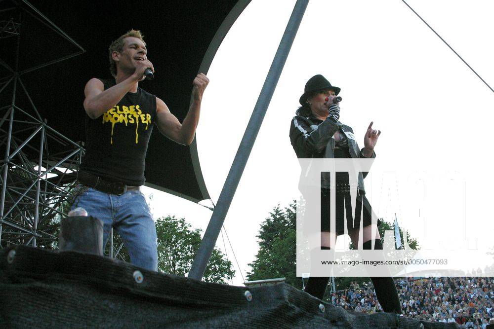 Sängerin Anna Rosenbaum und Sänger Peter Plate (beide GER Rosenstolz ...