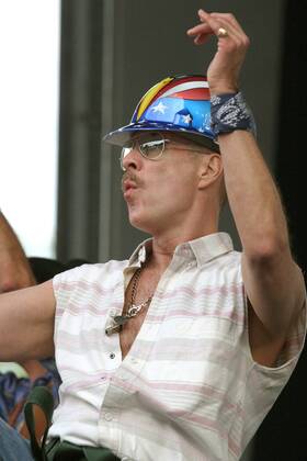 Sänger David Hodo (USA Village People) in